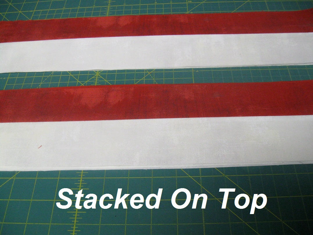Happy Quilting: SubCutting SpeedUp with Stagger Stacking