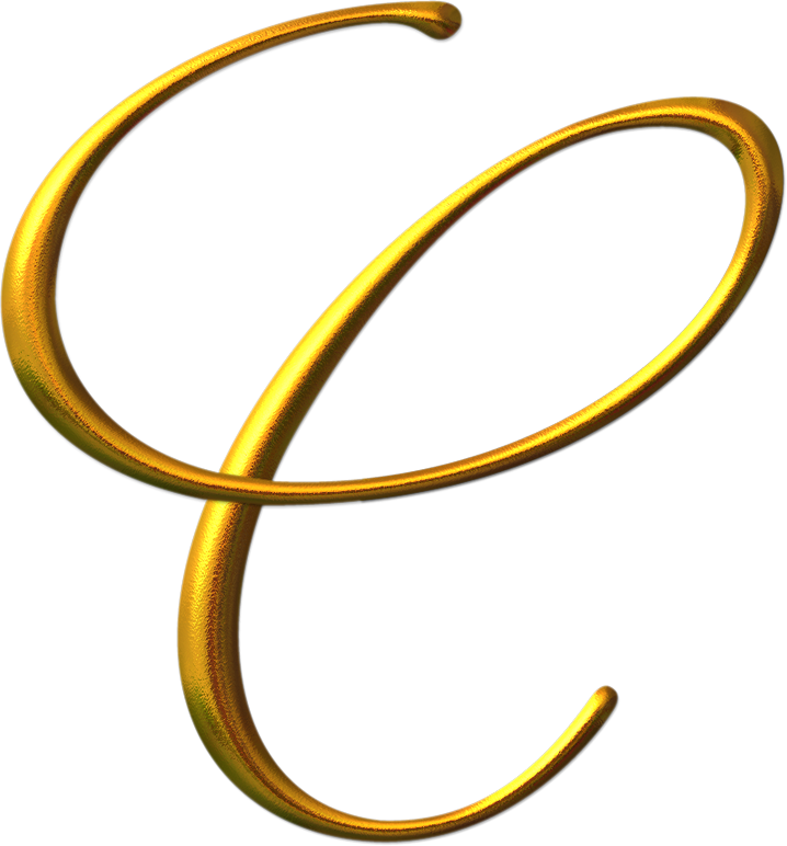 Letras en Dorado. Golden Letters. - Oh my Alfabetos!