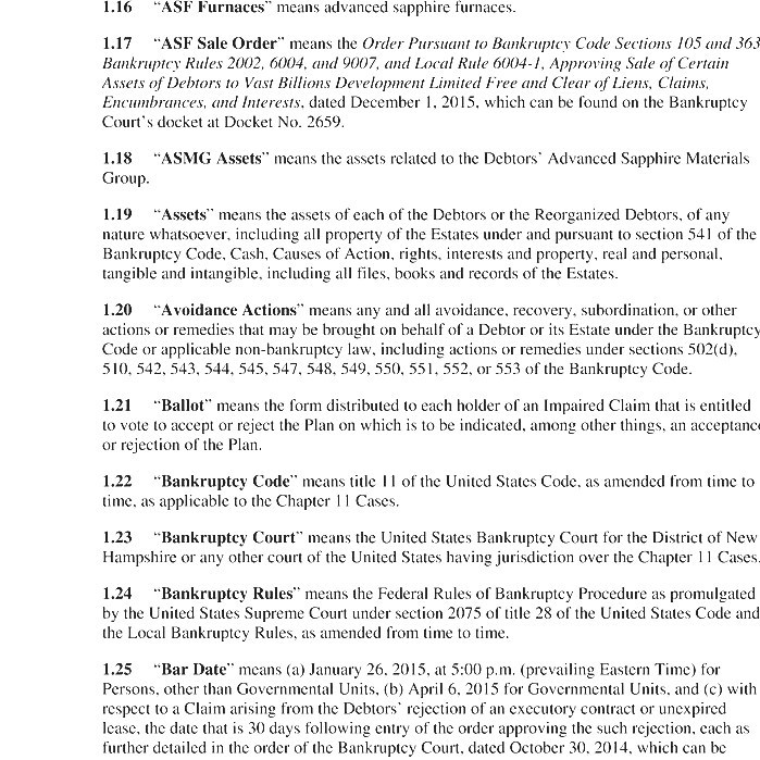 Chapter 11, Title 11, United States Code - La Bk Court