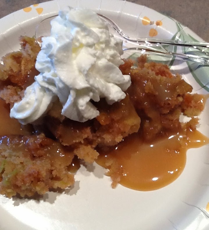 Stitches and Sew Forth: Apple Pudding Cake recipe