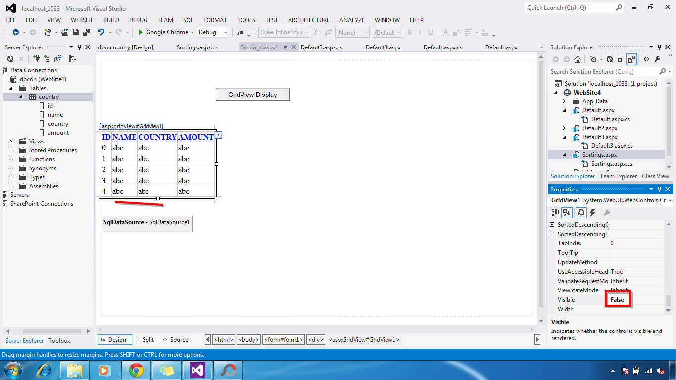 Gridview Sorting An Ascending And Descending With Using Databasetable In Asp C