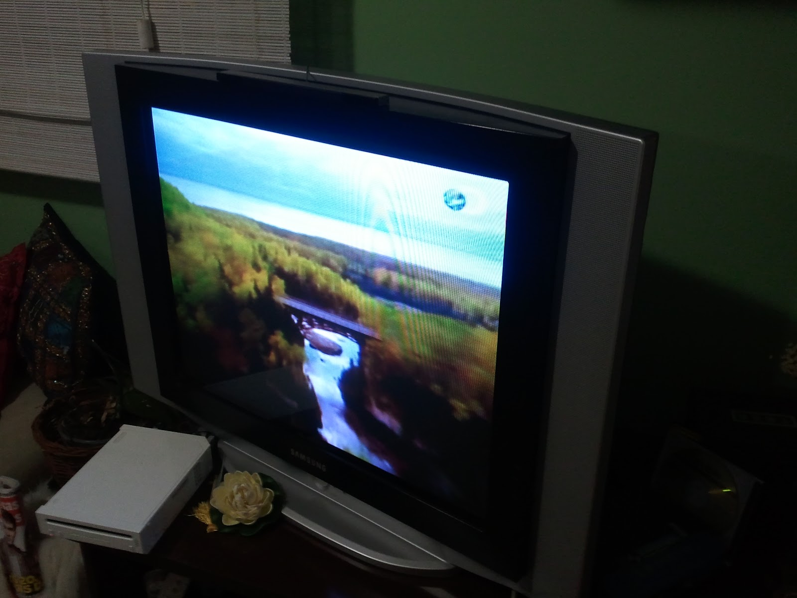 Bugigangas do Vier: Televisor de tubo 29" Tela Plana Slim Samsung