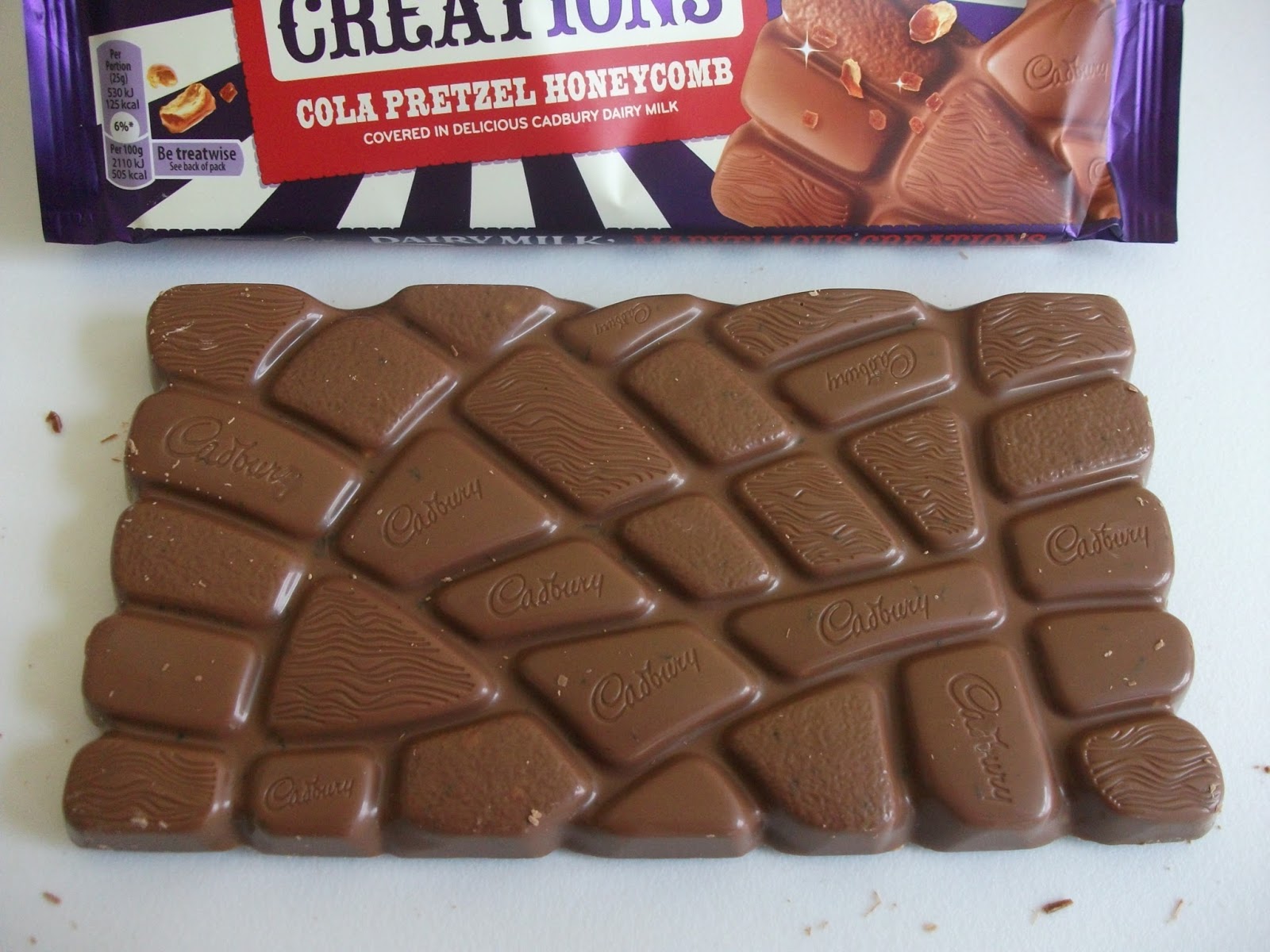 Cadbury Dairy Milk Marvellous Creations: Cola Pretzel Honeycomb Bar Review