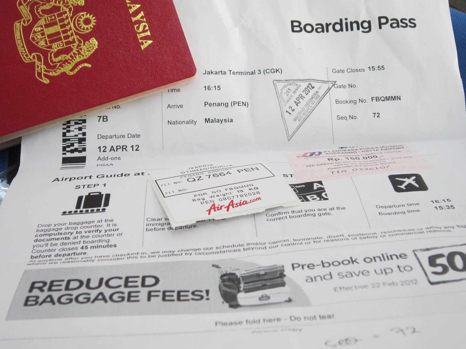 lonesome traveler: Langkah demi langkah dan cara nak naik kapal terbang ...