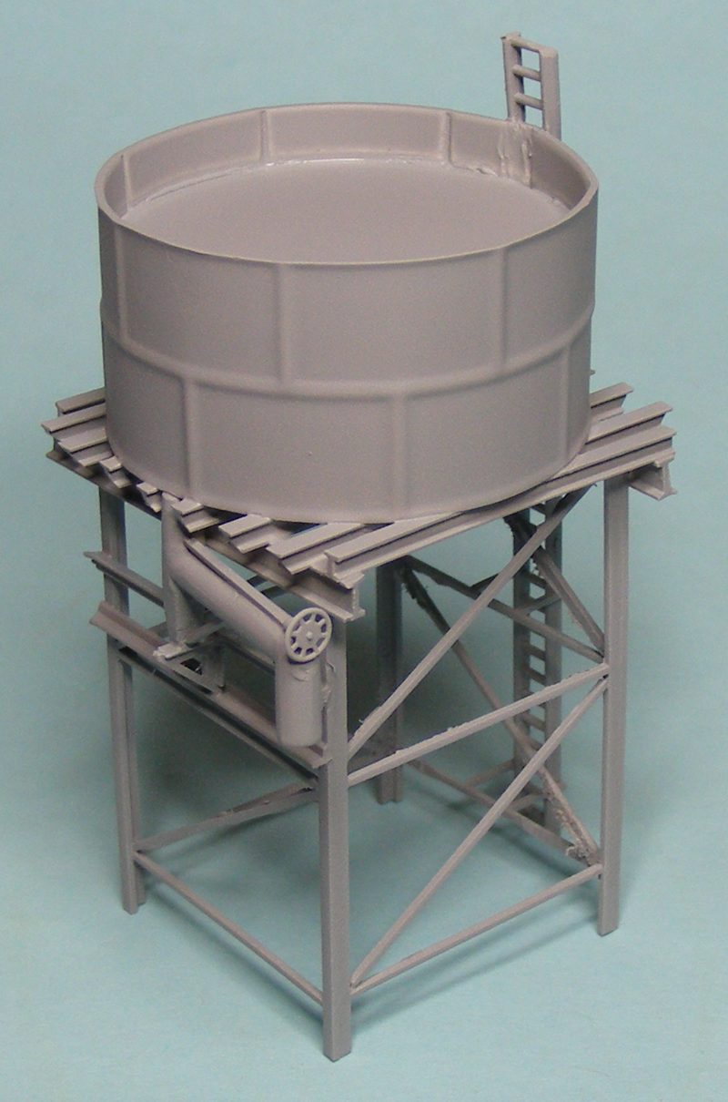 Australian N Scale: Building the VR 10000 Gallon Water Tank Stand Pt 3