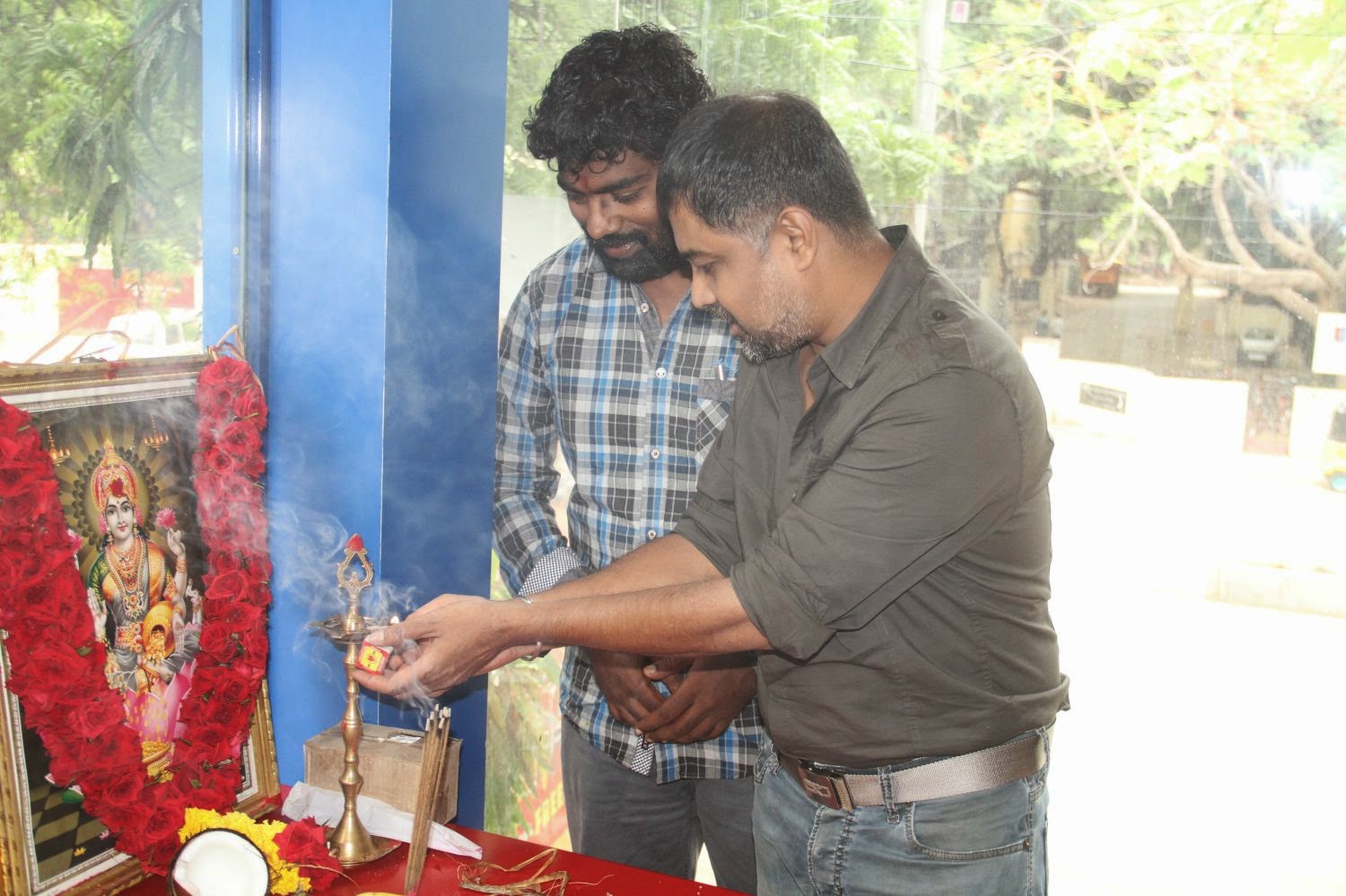 heroines-images: Jigina Movie Pooja Stills
