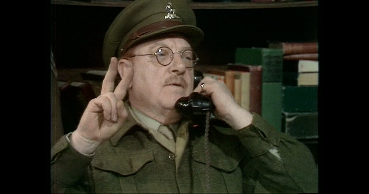 Round The Archives: Captain Mainwaring - Man Of Action?