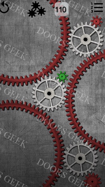 Gears Logic Puzzles Level 110 Solution ~ Doors Geek