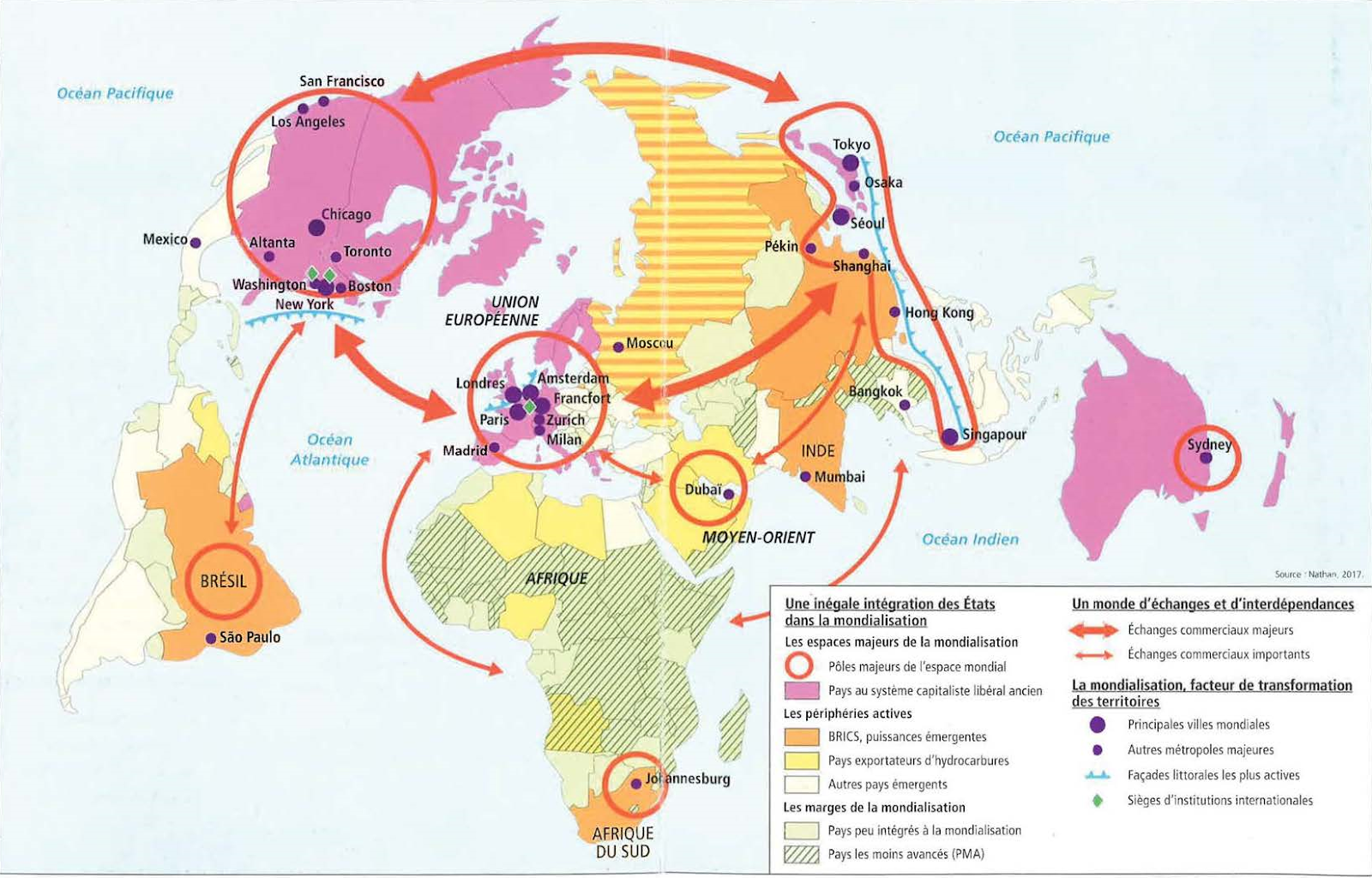 Histoire Géographie et Géopolitique du Monde Contemporain 1ECS: Cartes ...