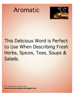 Spice up Your Cooking Blog with these Delicious Words: Aromatic Great ...