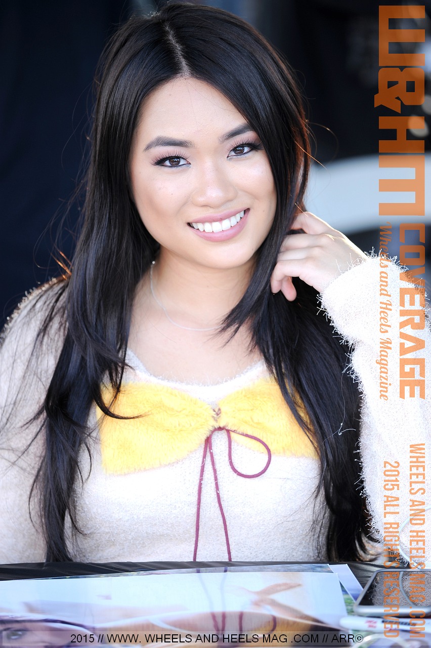 Super Charming Cover Model Sandra Wong at #ExtremeAutofest San Diego ...