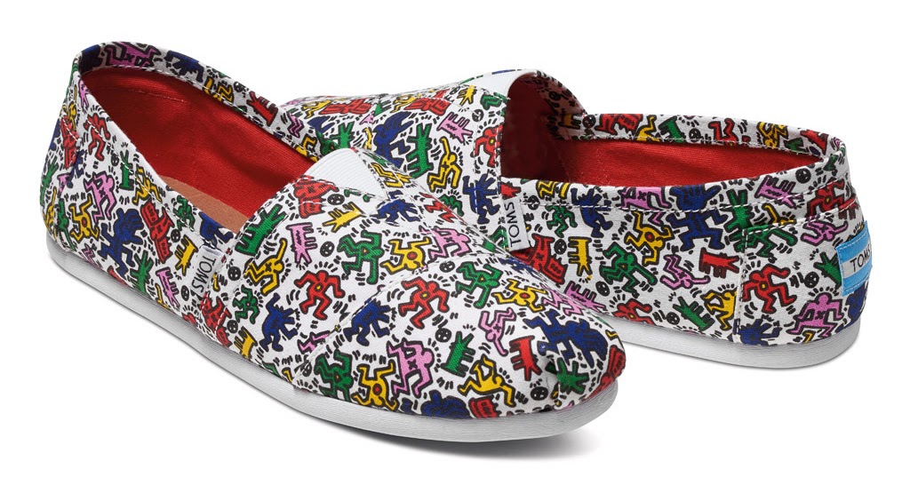 Toms x Keith Haring Foundation shoes
