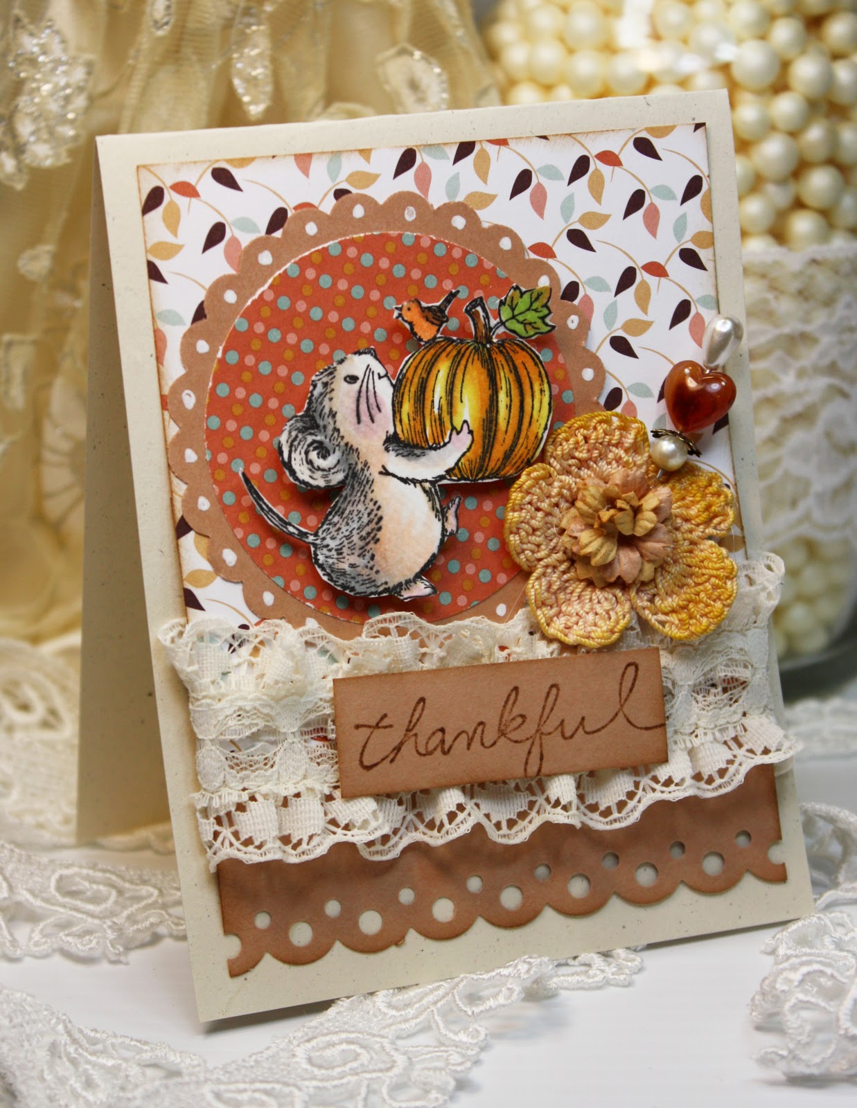Inspired and Unscripted: Thankful Thanksgiving Card