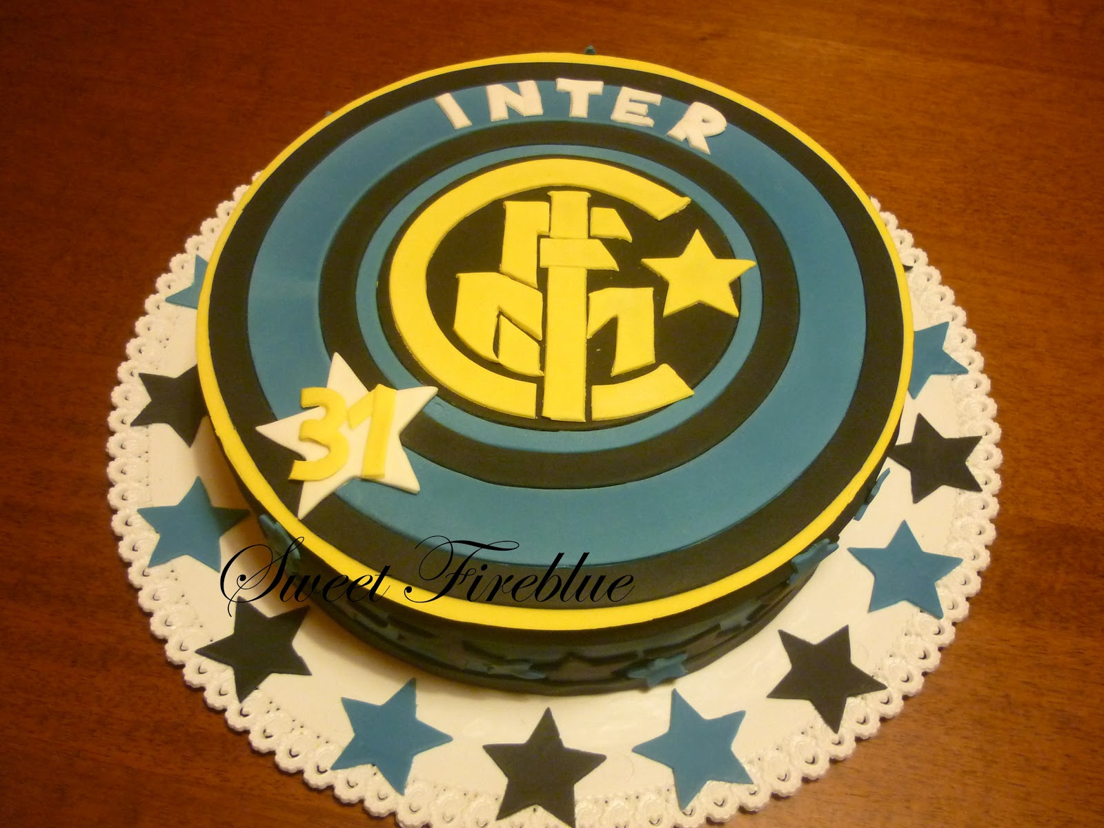 Sweet Fireblue: Torta Inter
