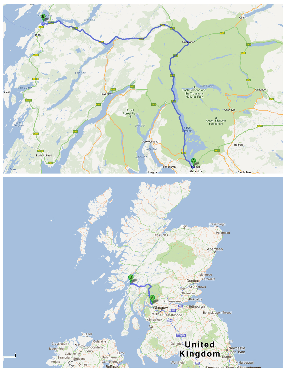 Photobrook Photography: Loch Lomond, Balloch to Dunstaffnage castle.
