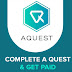 aQuest is a unique, decentralized simple application that will pay you ...