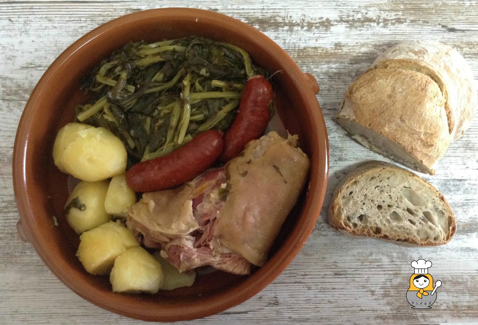 Lacón con grelos - Vuelta y Vuelta