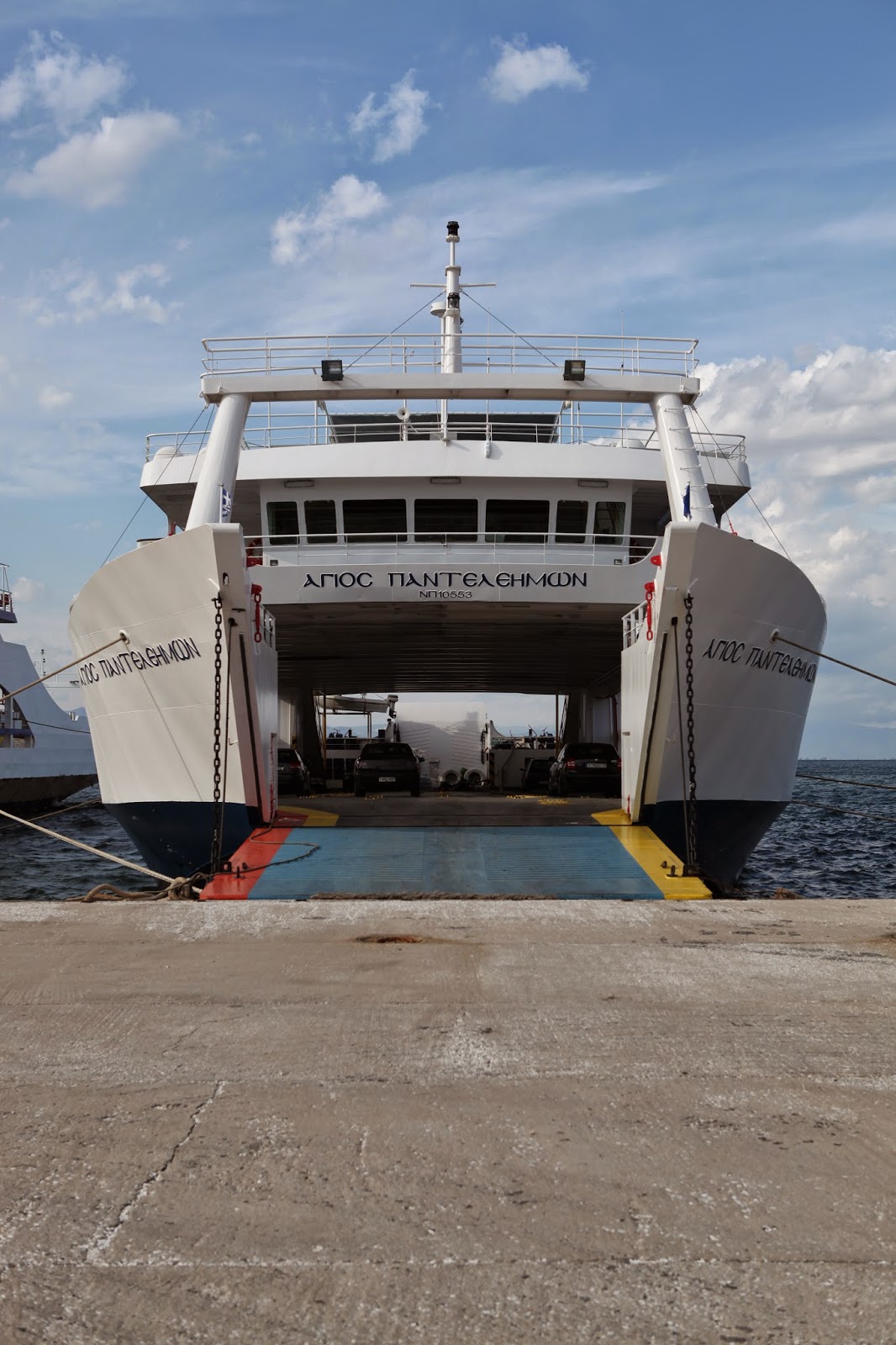 thesshipping: ΣΤΗ ΘΑΣΟ ΤΟ ΝΕΟ ΠΛΟΙΟ ΤΗΣ ΑΝΕΘ ''ΑΓΙΟΣ ΠΑΝΤΕΛΕΗΜΩΝ''