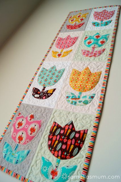 Tulip Time Quilt {Pattern} - Samelia's Mum