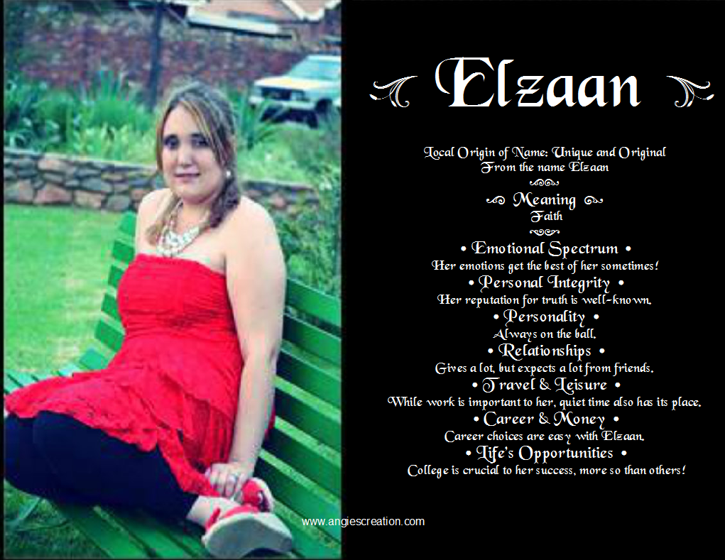 Elzaan | Unique Names