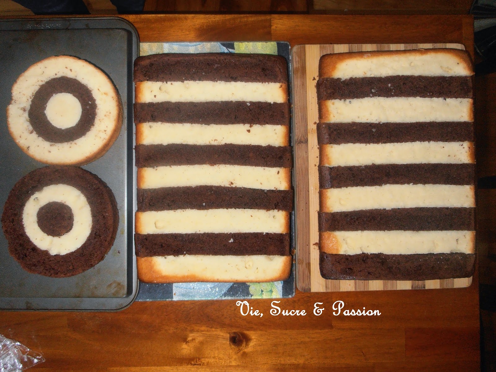 Vie, Sucre & Passion: Gâteaux Damier (sans moule spécial)