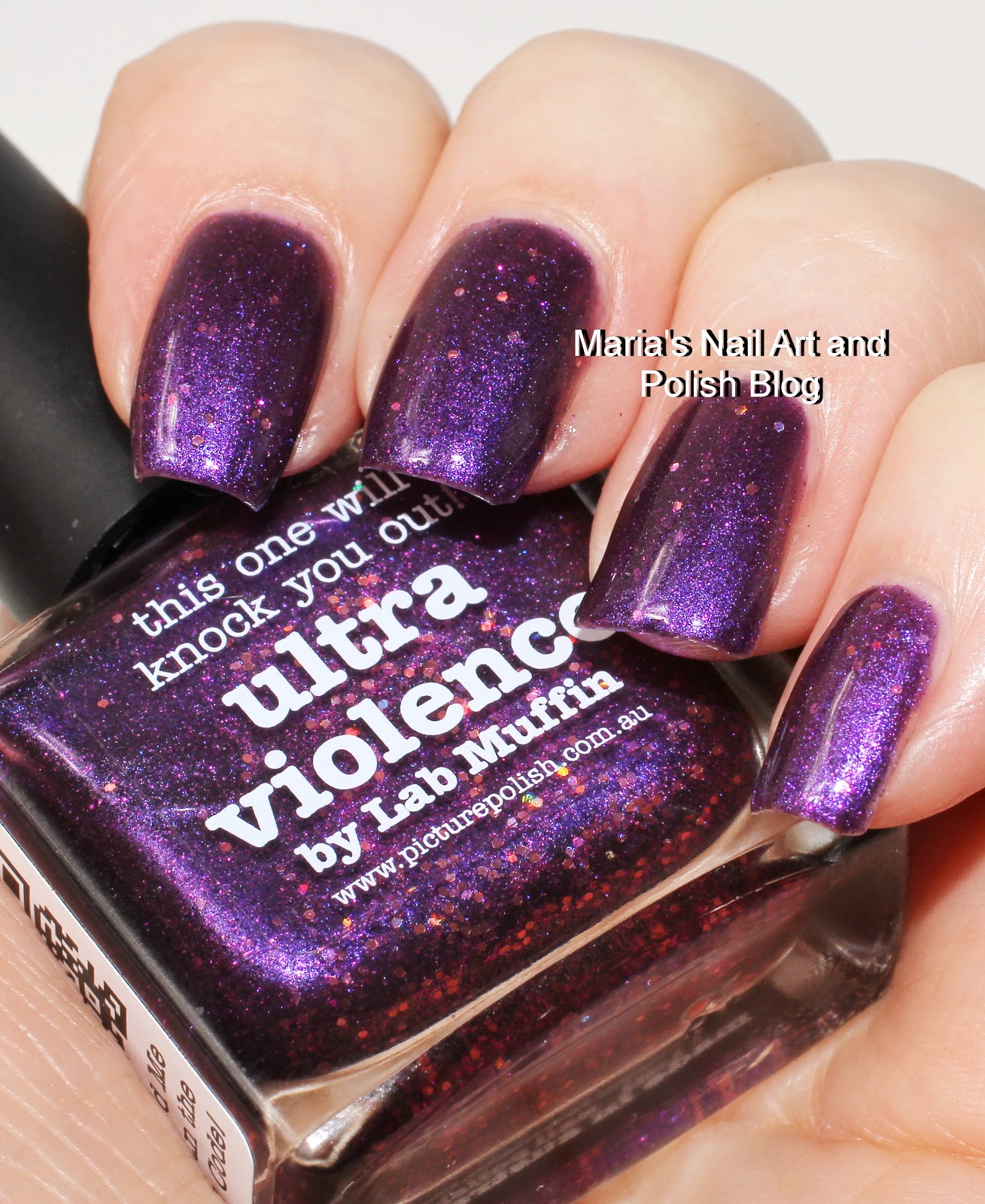 Marias Nail Art and Polish Blog: Picture Polish Ultra Violence swatches