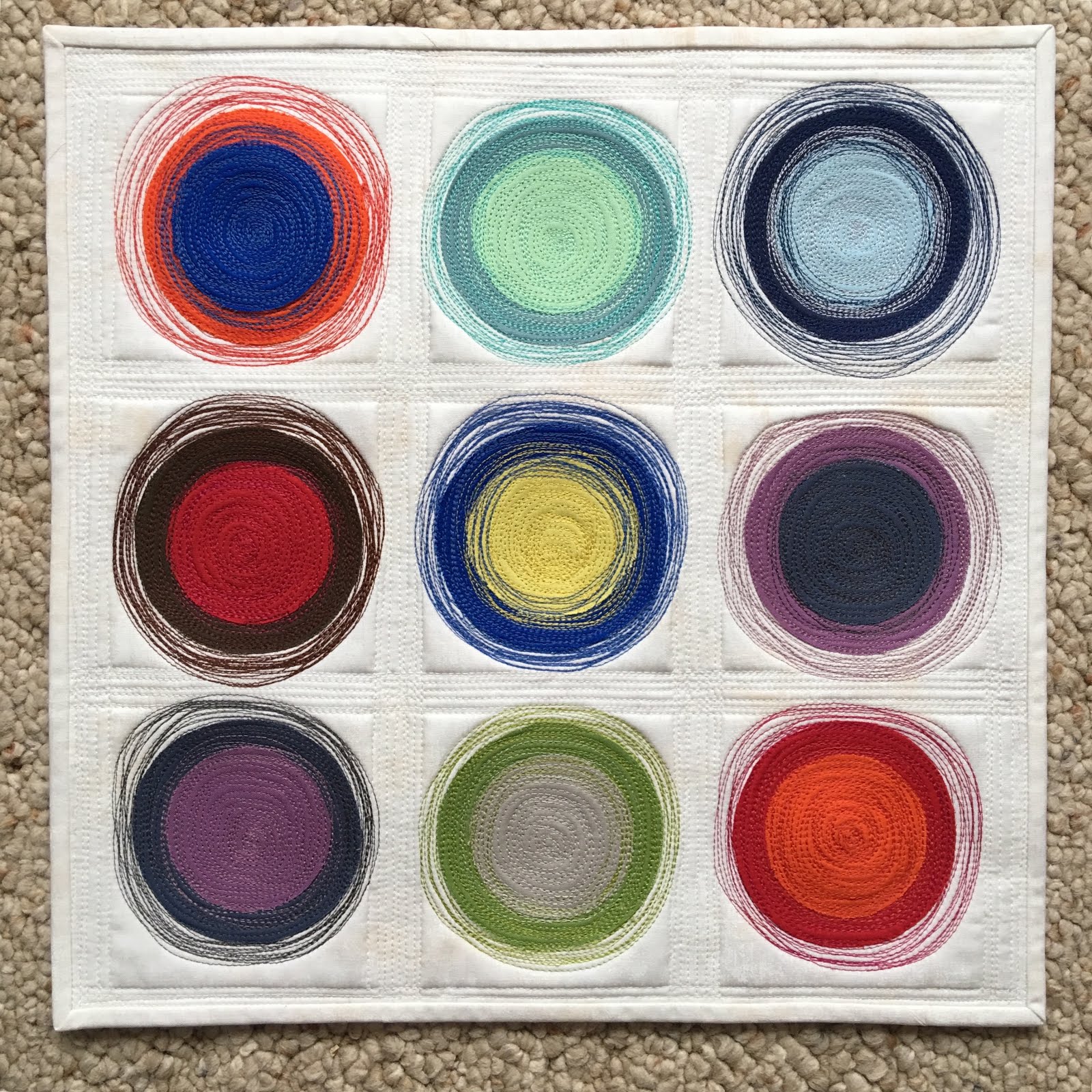 Grace and Peace Quilting: Modern Circles + Baby Quilt