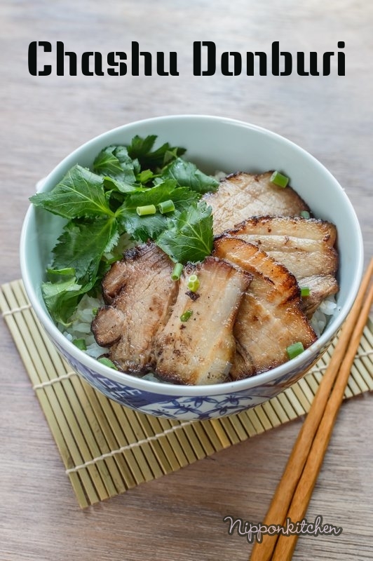 ข้าวหน้าหมูตุ๋นญี่ปุ่น (Chashu Don) - Nipponkitchen