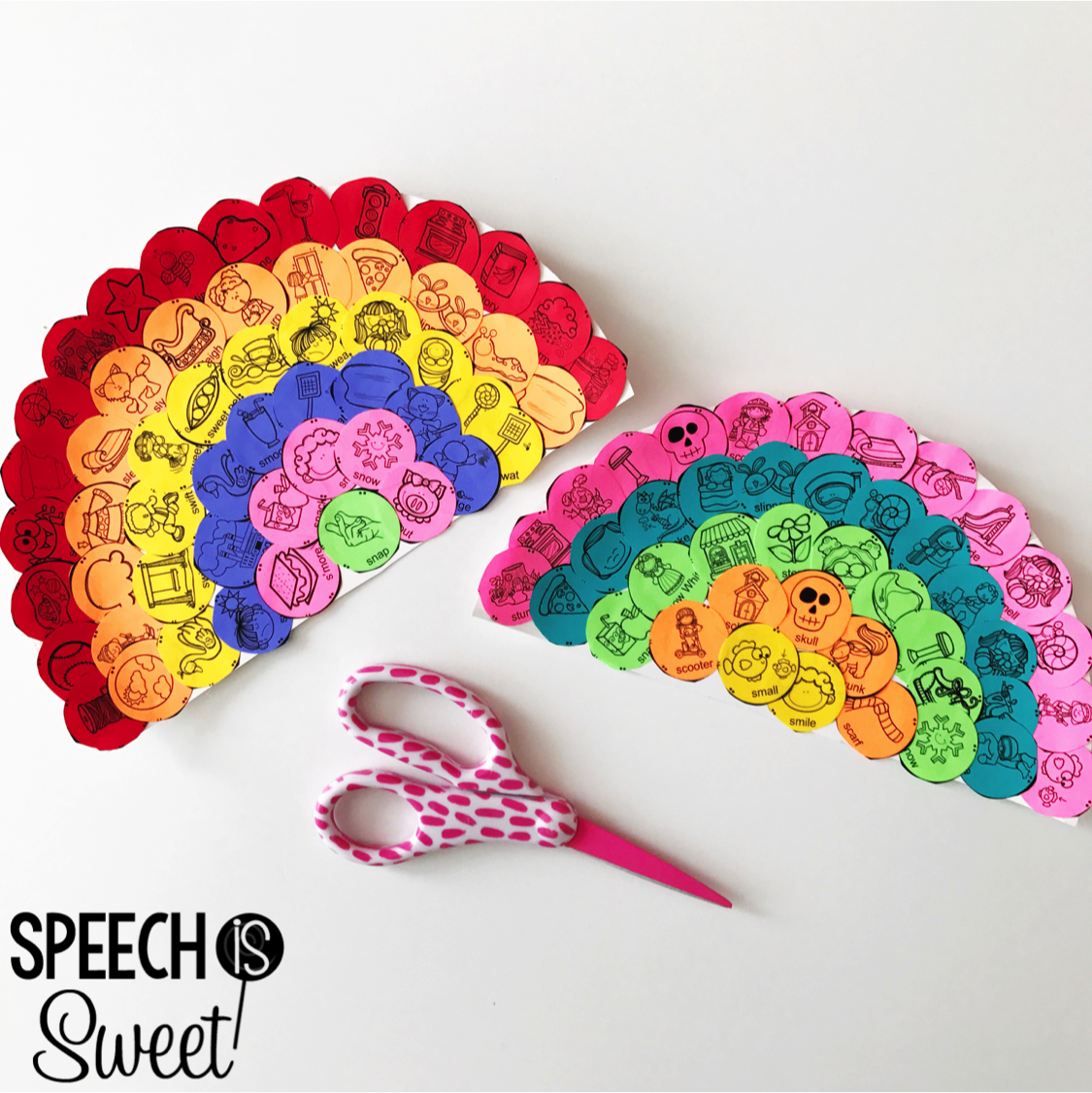Rainbow Craft for Speech Therapy! - Speech is Sweet