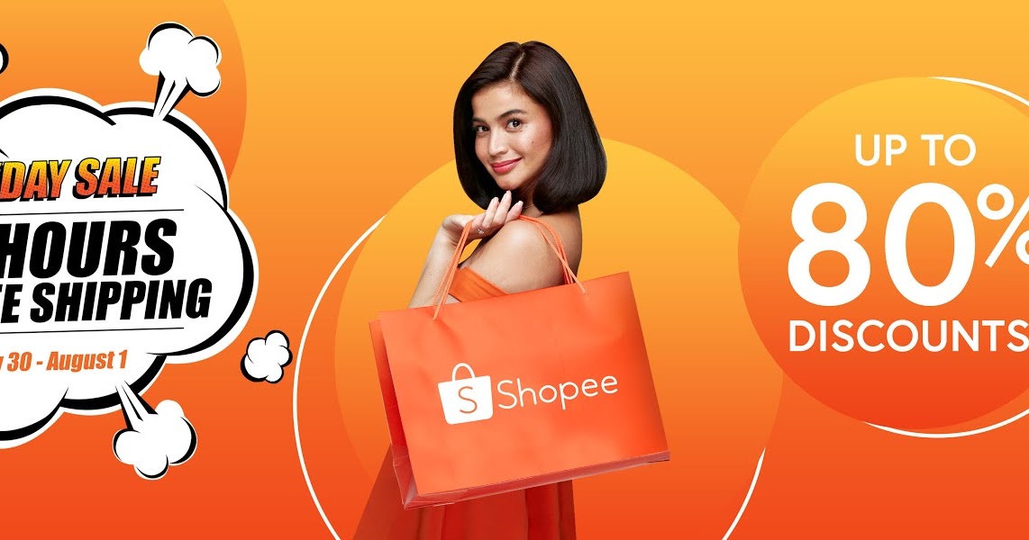 Shopee’s Payday Sale this July 30-Aug 1 (Free Shipping and 80% off)