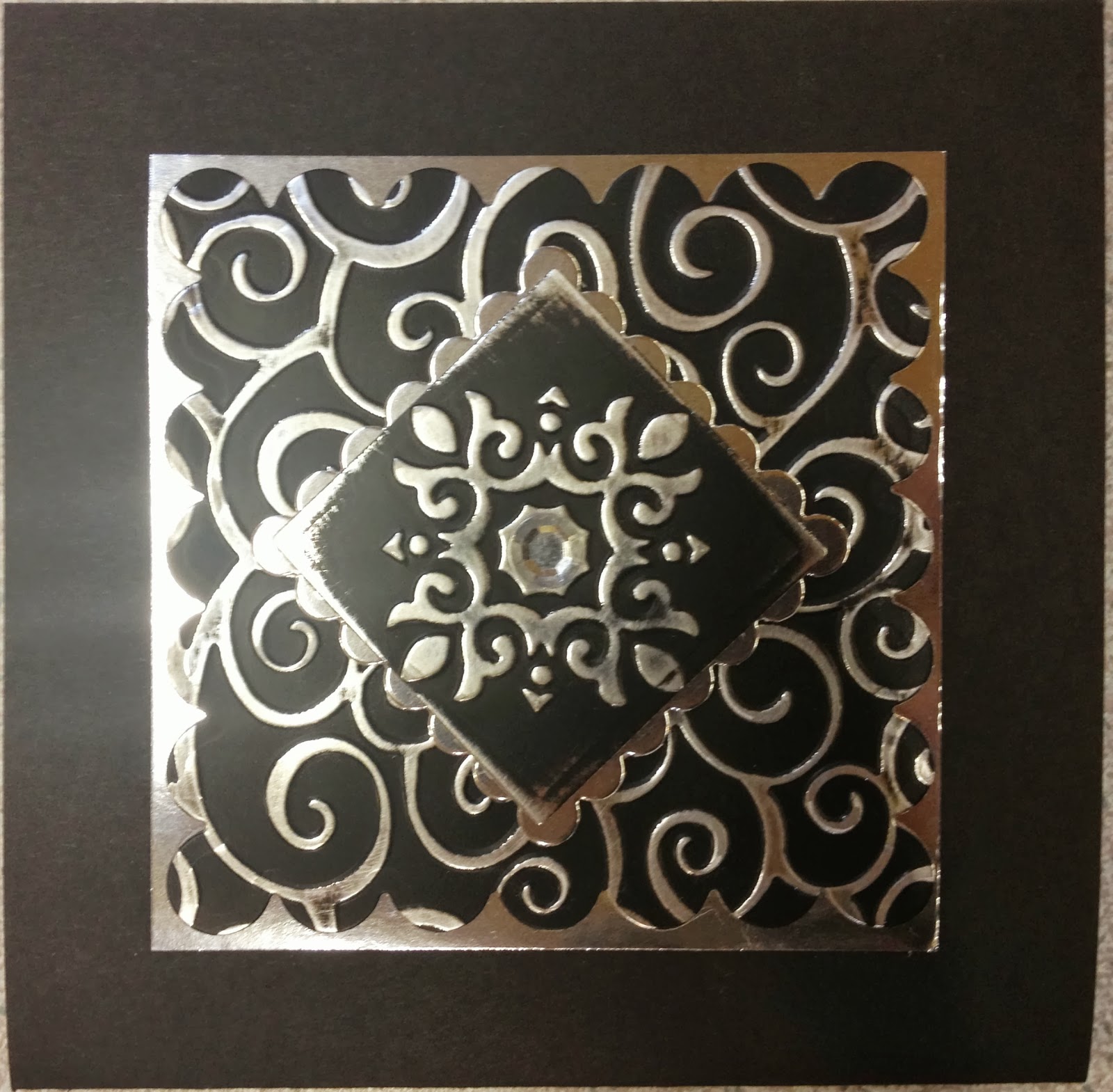 Ashtead Card Making and Craft Club: Metal effects photos