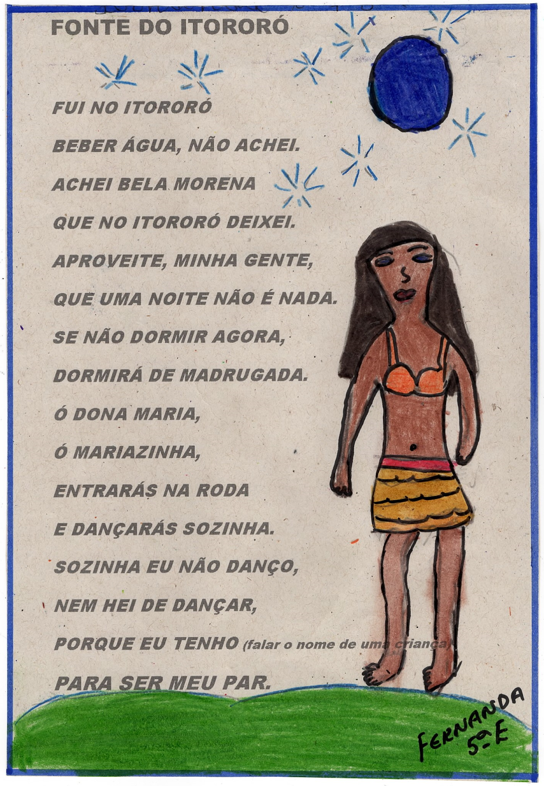 Vera W Blog: CANTIGAS DE RODA E MÚSICAS FOLCLÓRICAS