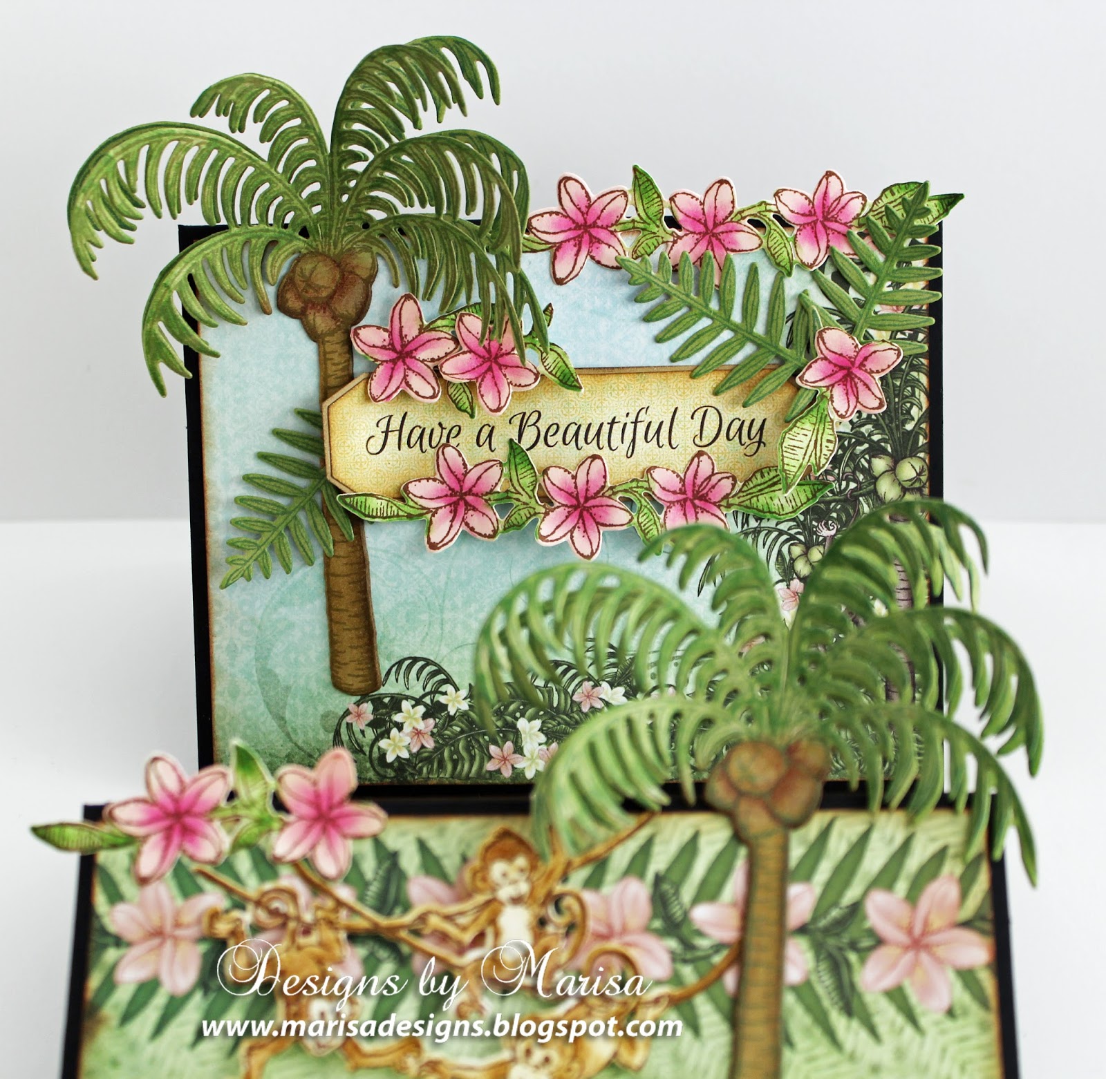 Designs by Marisa: Heartfelt Creations - Have a Beautiful Day Card