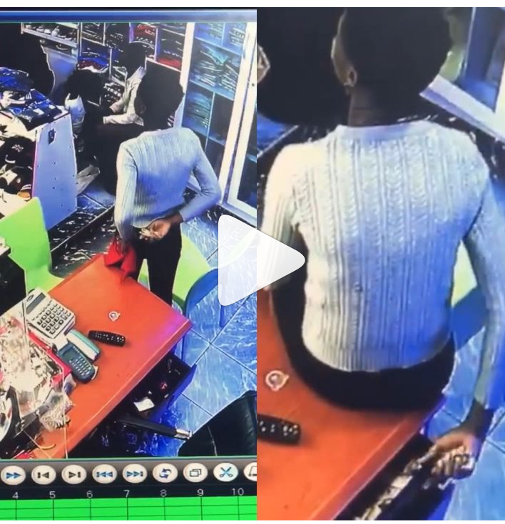 See How Sales Girls Was Caught While Stealing In Edo(Pics)