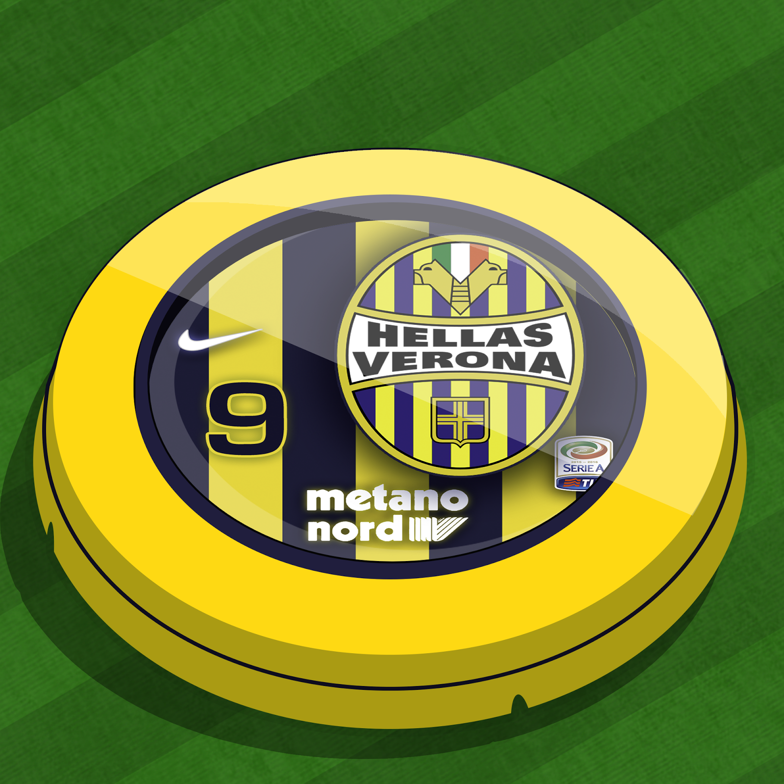 EQUIPACIONES FÚTBOL CHAPA Y ESCUDINHOS FUTEBOL BOTÃO: Hellas Verona ...