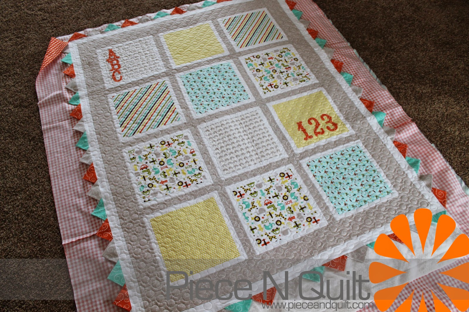Piece N Quilt: ABC & 123 Quilt