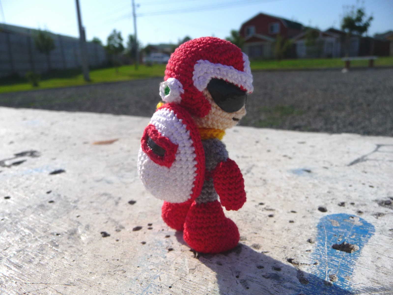 Mancita: Amigurumi - Protoman