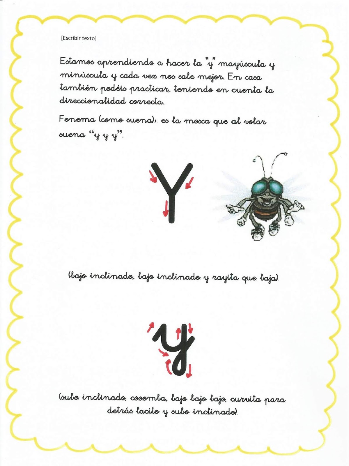 Ed. Infantil SMC: La letra "y"