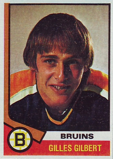 Just A Bit Offside: 1974-75 Topps Card #10 - Gilles Gilbert