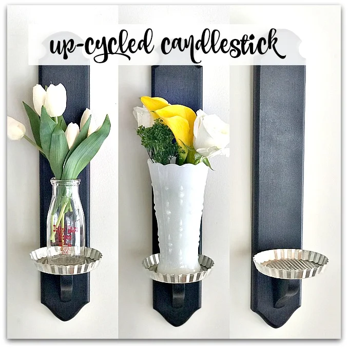 How to Upcycle a Wooden Candlestick