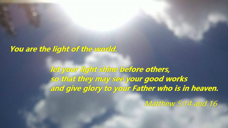 Rev Fran: "You Are the Light of the World". A sermon from Littlefield ...