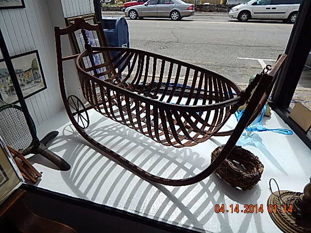 13909 Antiques: Rock-A-Bye Baby, Part Deux - Antique Field Cradle ...