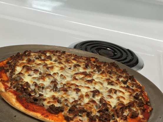 Ground Beef Pizza | easy fast dinner recipe