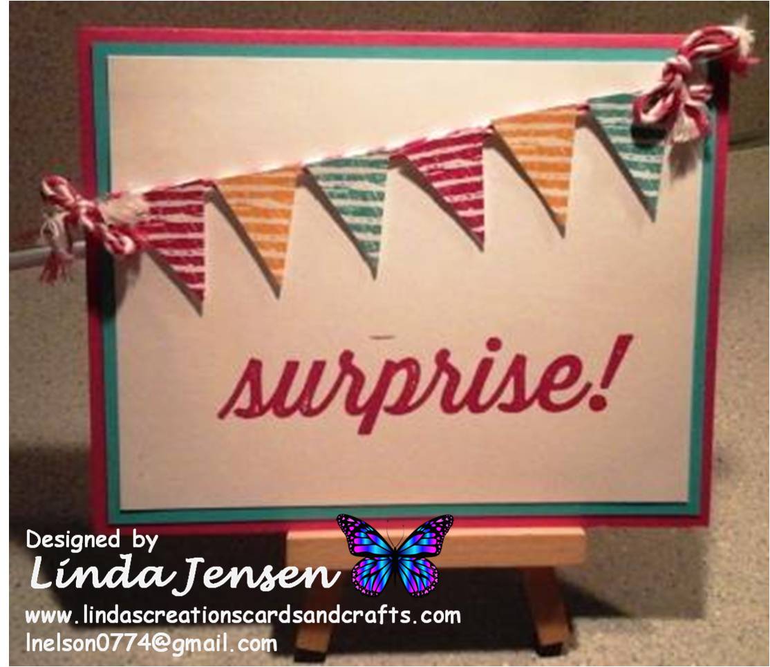 Linda's Creations Cards & Crafts: Birthday Surprise Card