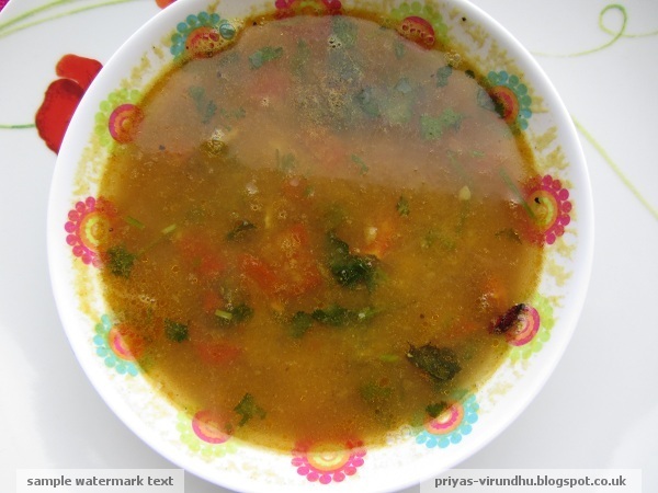 Priya's Virundhu: Paruppu Rasam/Thoor Dal Rasam/Thuvaram Paruppu Rasam ...