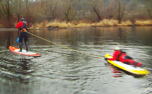 8 Tips on How to Tow a SUP // Salmon Bay Paddle