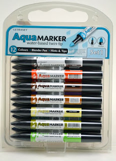 A review of the Letraset AquaMarkers | Keep Calm and Craft On Blog