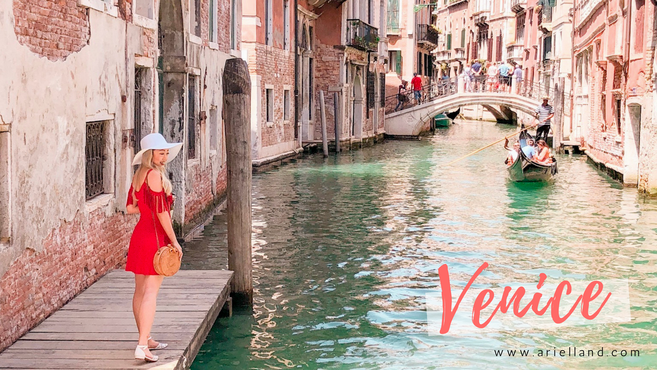 The ledge on the Canal in Venice (Instagram location) | Ariel Land