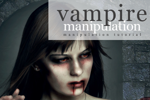 Turning a Lady Image into a Vampire