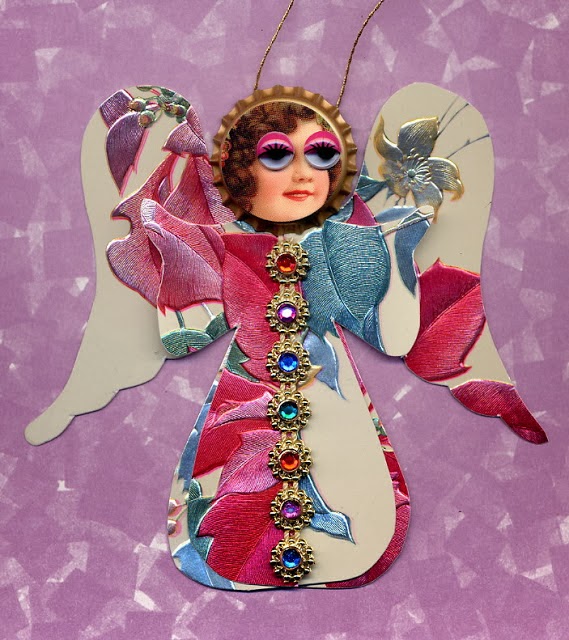 How to Recycle: Recycled Christmas Angel Ornaments